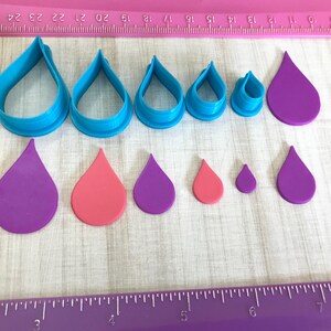 Tear Drop Cutter for Cookie or Fondant & Polymer Clay Jewelry - Etsy