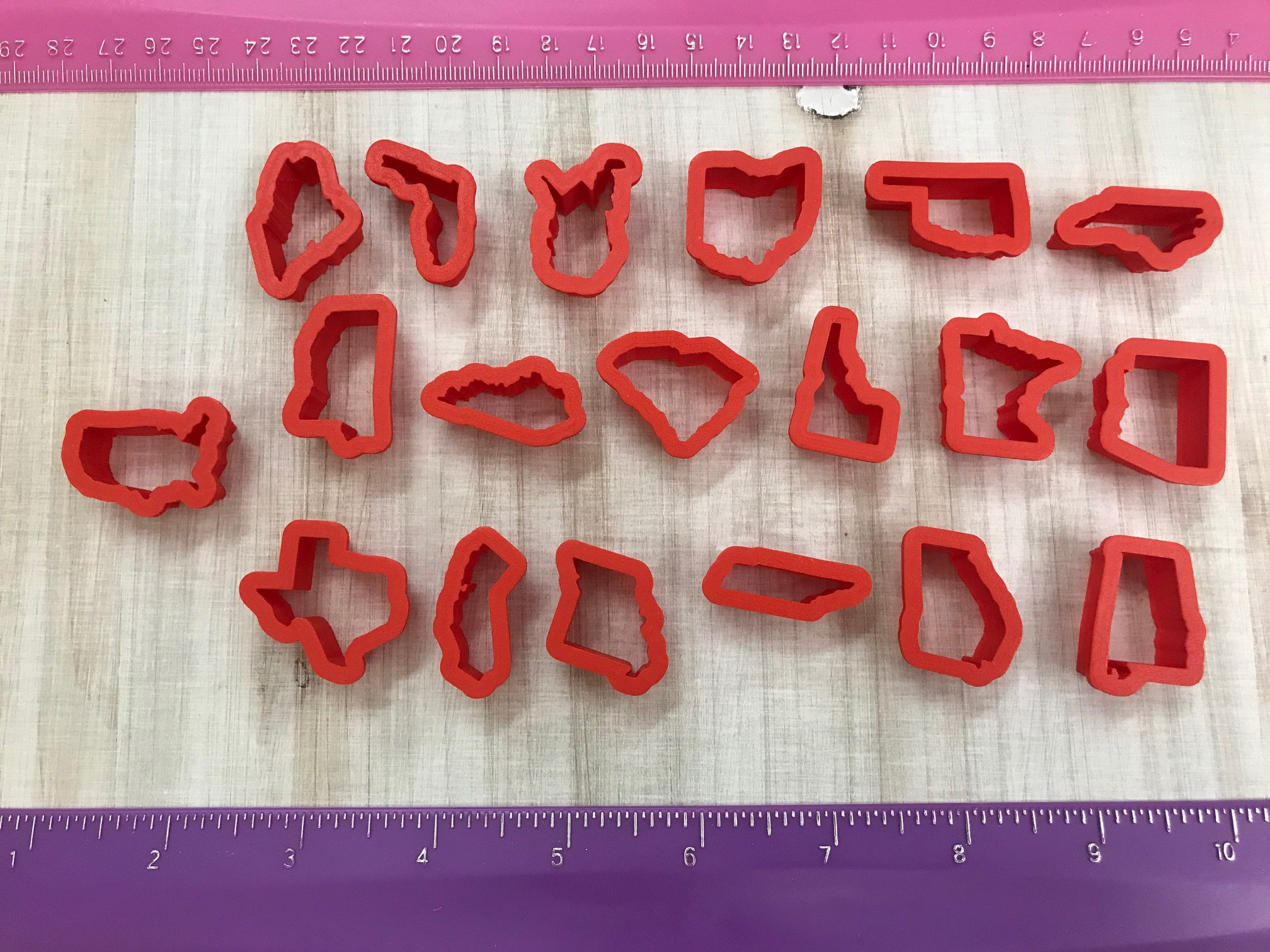 States of USA Shaped or United States Map Cutters for Polymer - Etsy