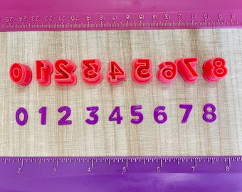 Numbers Clay Cutter Set Cookie Cutter - Etsy