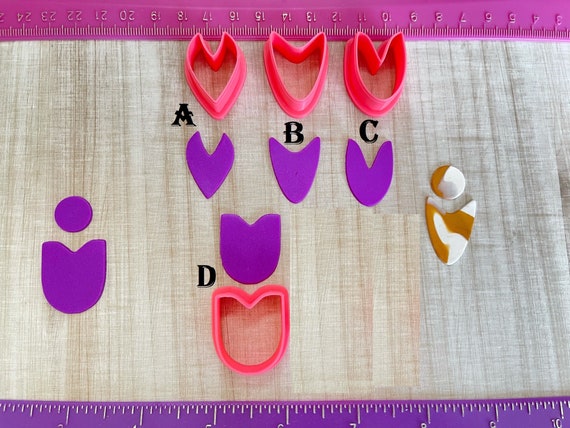 Double Horn Flower Cutter for Polymer Clay Jewelry Dangling | Etsy