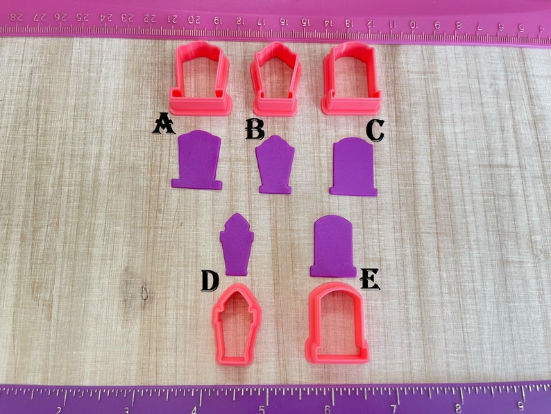 Tombstone RIP Halloween Cutters for Cookie Fondant Cutter or Polymer ...
