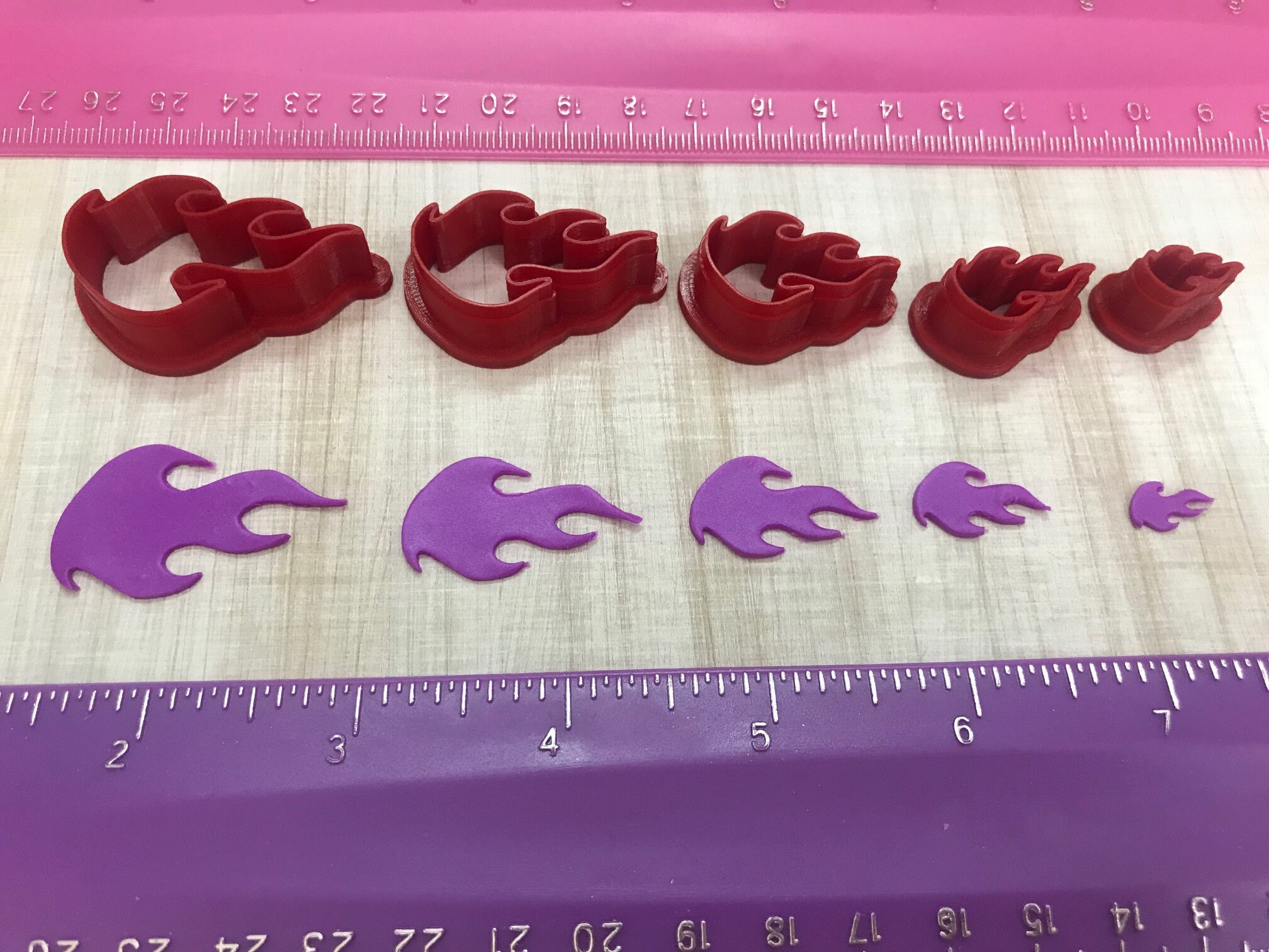 Fire Flame Cutter for Cookie Fondant Cutter or Polymer Clay - Etsy