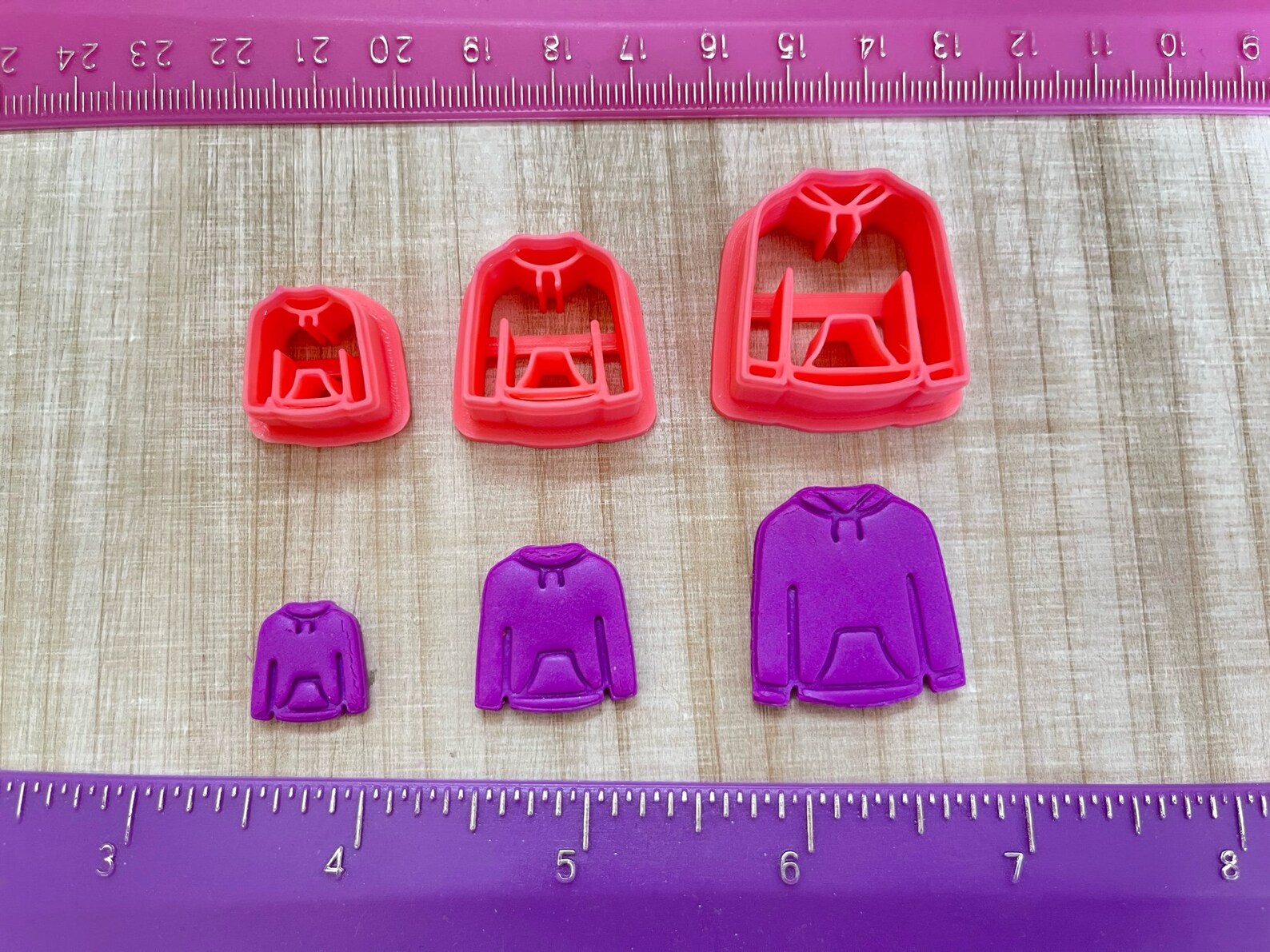 Sweater Hoodie Winter Cutters Embossing for Cookie or Fondant & Polymer ...