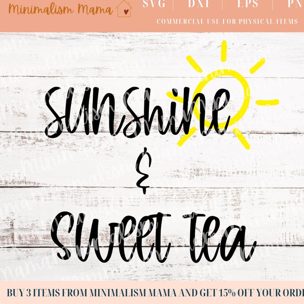 Sweet Tea Svg - Etsy