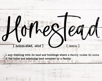 Homestead Svg - Etsy