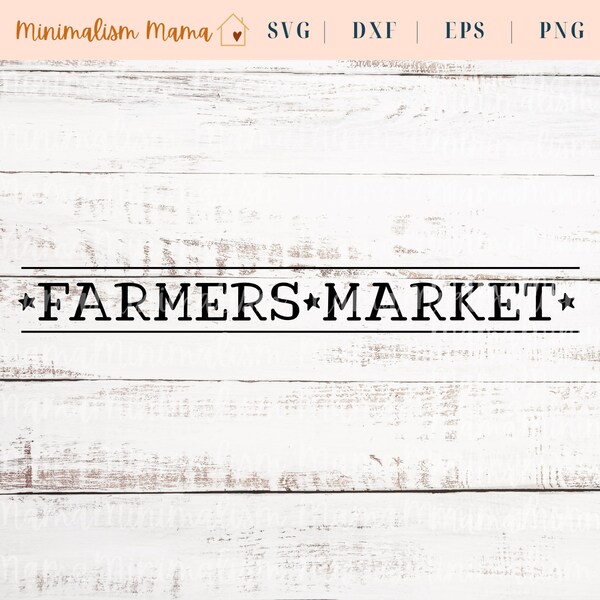 Farmers Market Svg - Etsy Canada