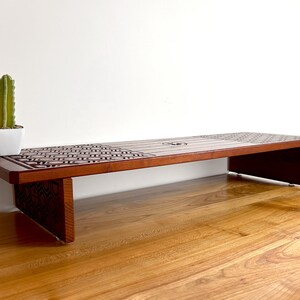 Wood Monitor Stand Monitor Riser Dual Monitor Stand TV Stand Monitor ...
