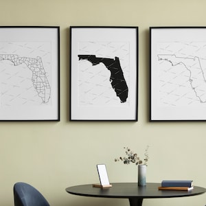 Florida Maps Outline SVG DXF Files Florida Cut Files United States of ...