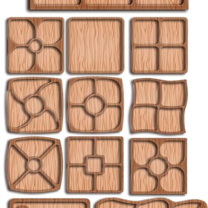 SVG Cutting Boards & Platters Bundle – CNC Files for Woodworking ...