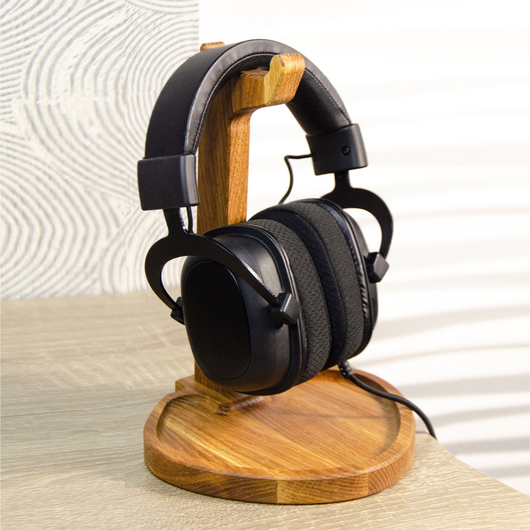 Holz Kopfhörerständer Headset Ständer Kopfhörerhalter Handgemacht ...