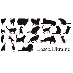 95 Cats Outline SVG DXF Files Cut Files Cat CDR Vector Files Vector ...