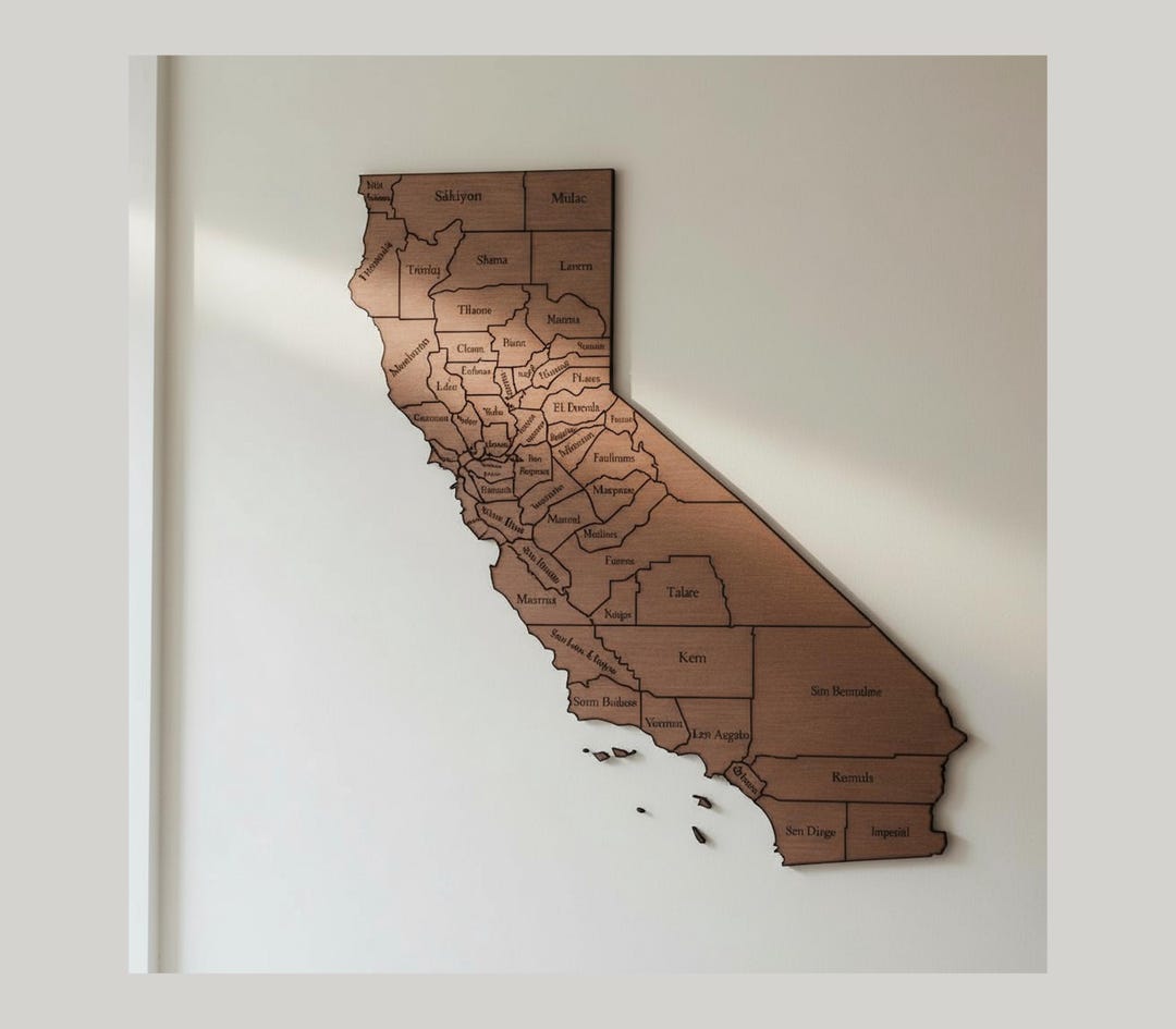 California Map Outline SVG DXF Files Cut Files United States of America ...
