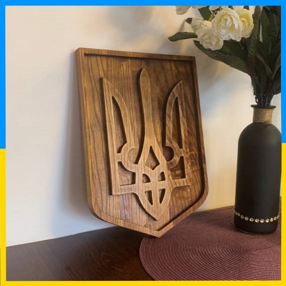 Trident Emblem of Ukraine Coat of Arms of Ukraine Symbol of - Etsy
