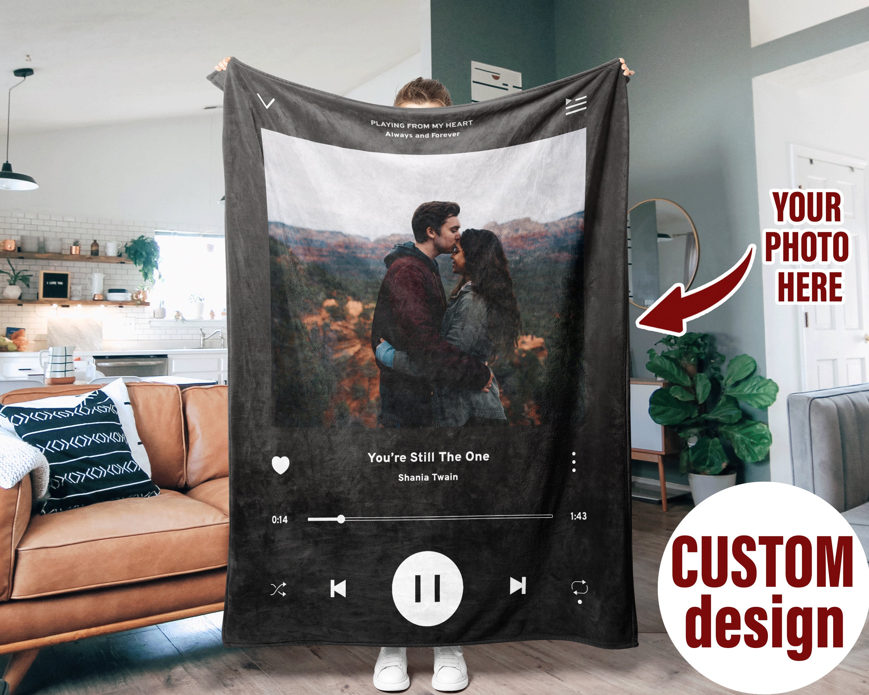 Custom Spotify Blanket Wedding Blanket Wedding Gift Etsy Custom Spotify Blanket Wedding Blanket Wedding Gift Etsy