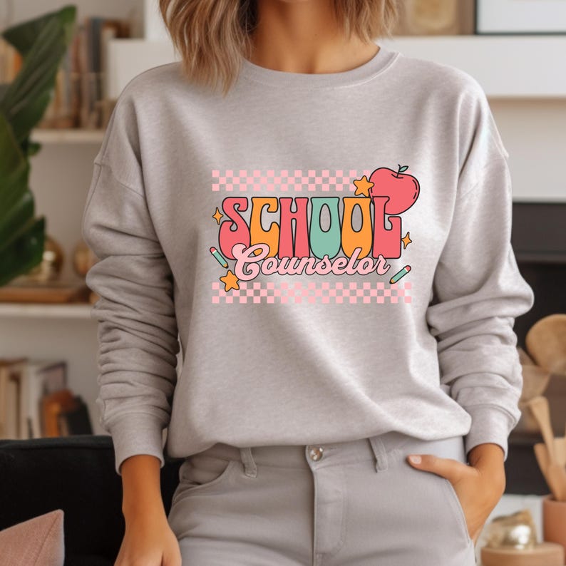 Retro School Counselor PNG SVG, Vintage School Counseling Graphic ...