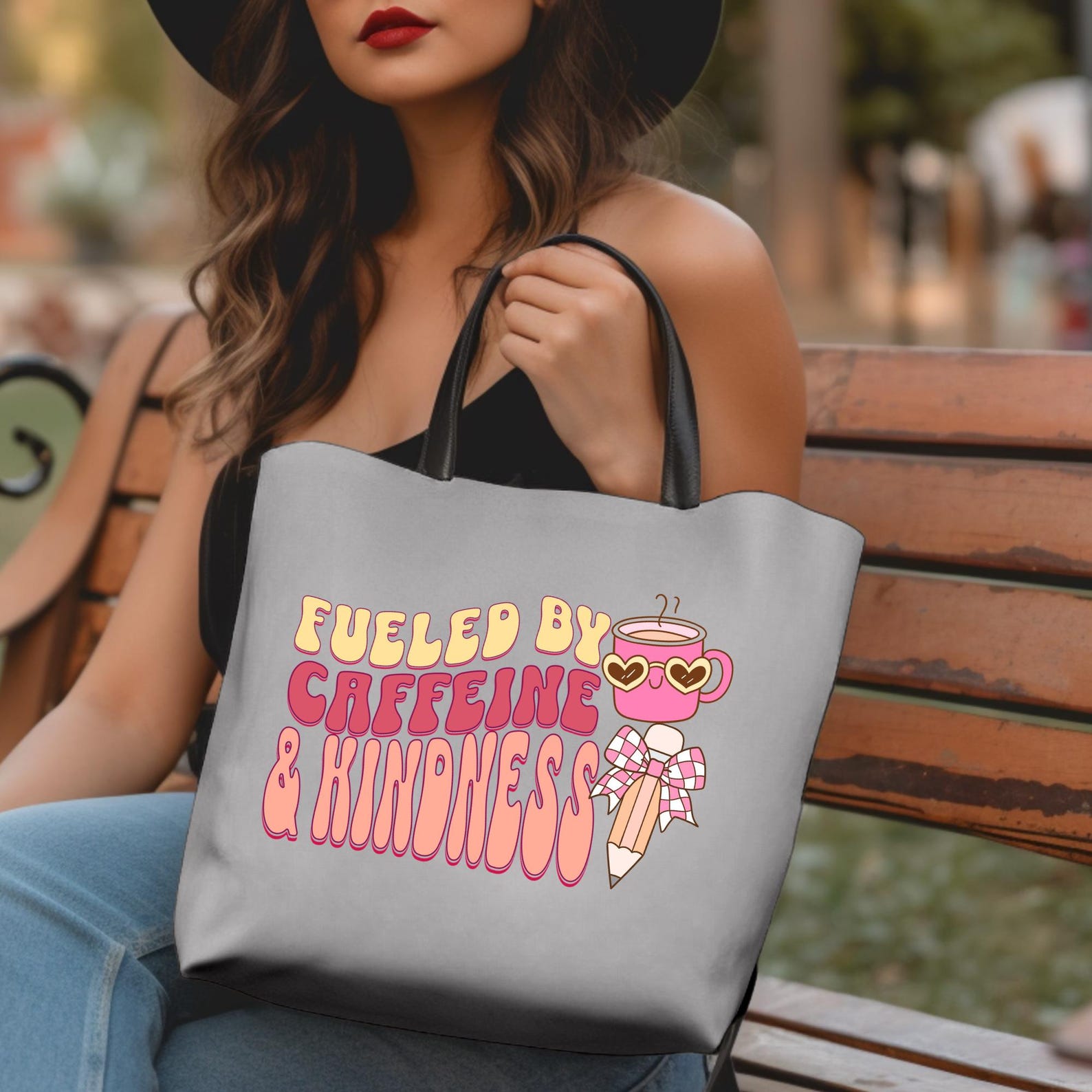 Fueled by Caffeine & Kindness SVG – Retro Coffee Quote Design for ...