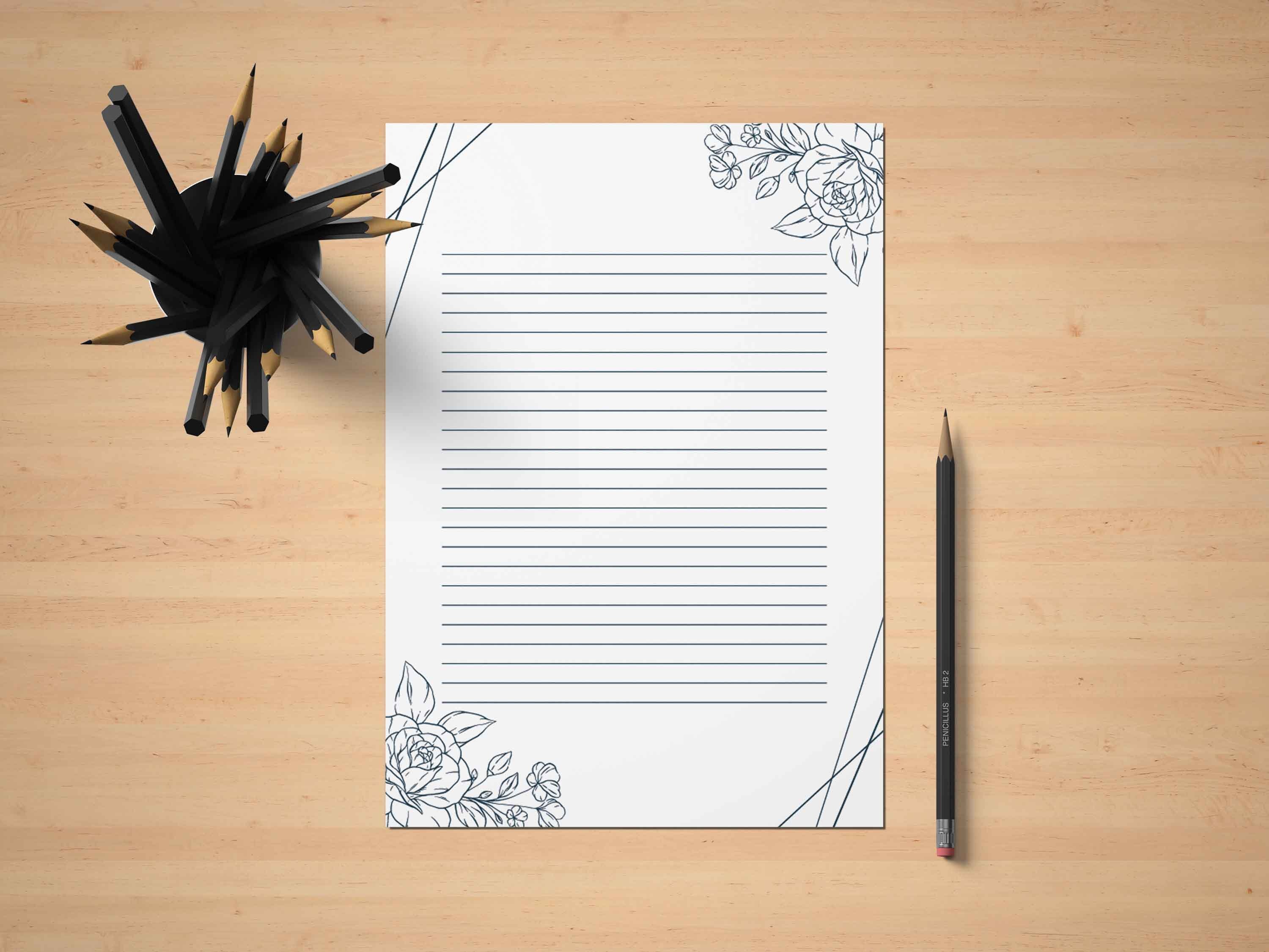 Simple Printable Stationary