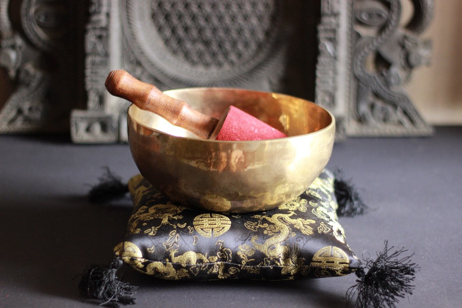 Brass Singing Bowl Plain Big Brass Singing Bowl Chakra - Etsy