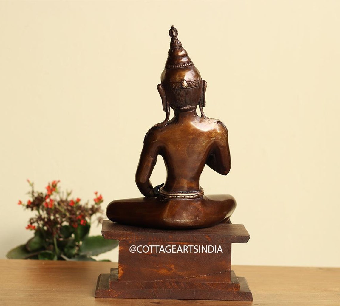 Brass Buddha Vajra Sattva Wooden Stand - Etsy