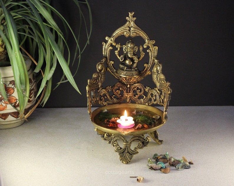 Brass Traditional Urli Decor Indian Home Living | Etsy