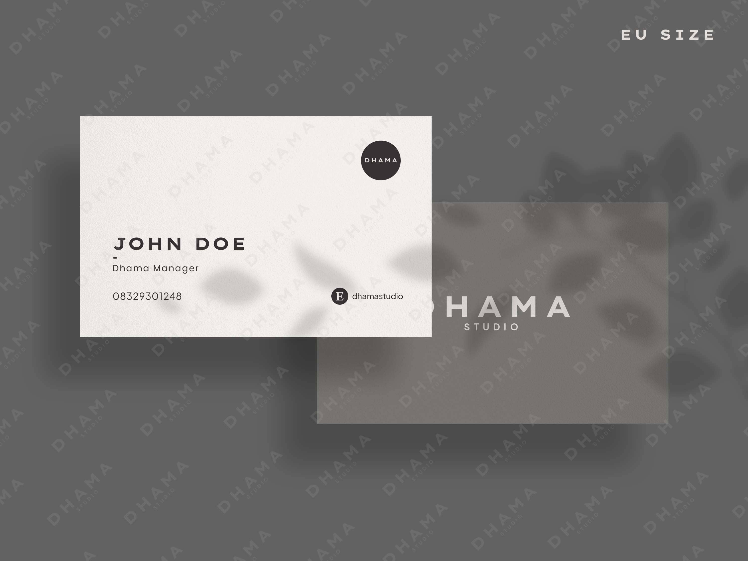 Business Card Mock up Name Card Mockup Place Card Mockup Mockup Minimal ...