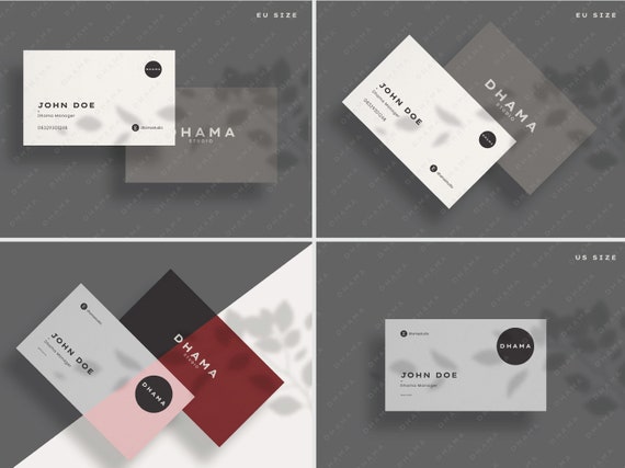 Business Card Mock up Name Card Mockup Place Card Mockup - Etsy