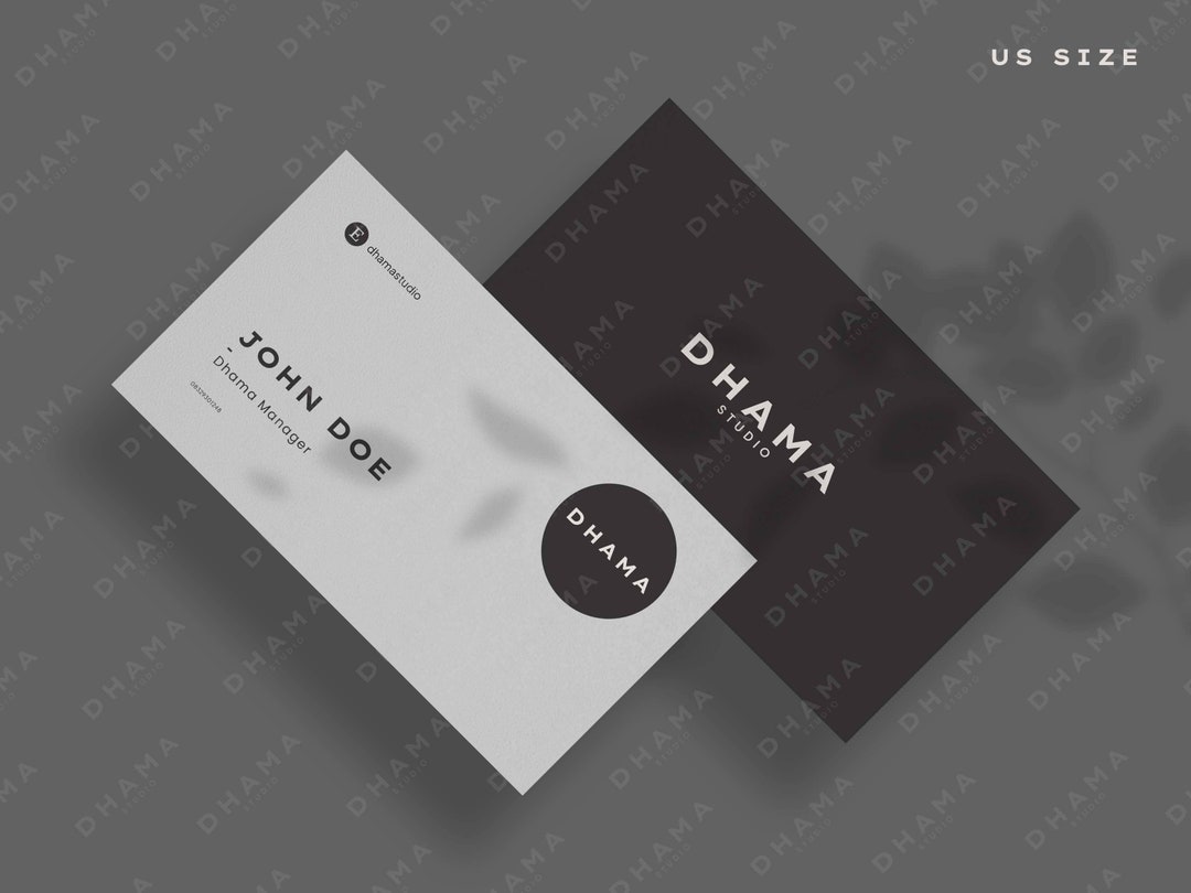 Business Card Mock up Name Card Mockup Place Card Mockup Mockup Minimal ...