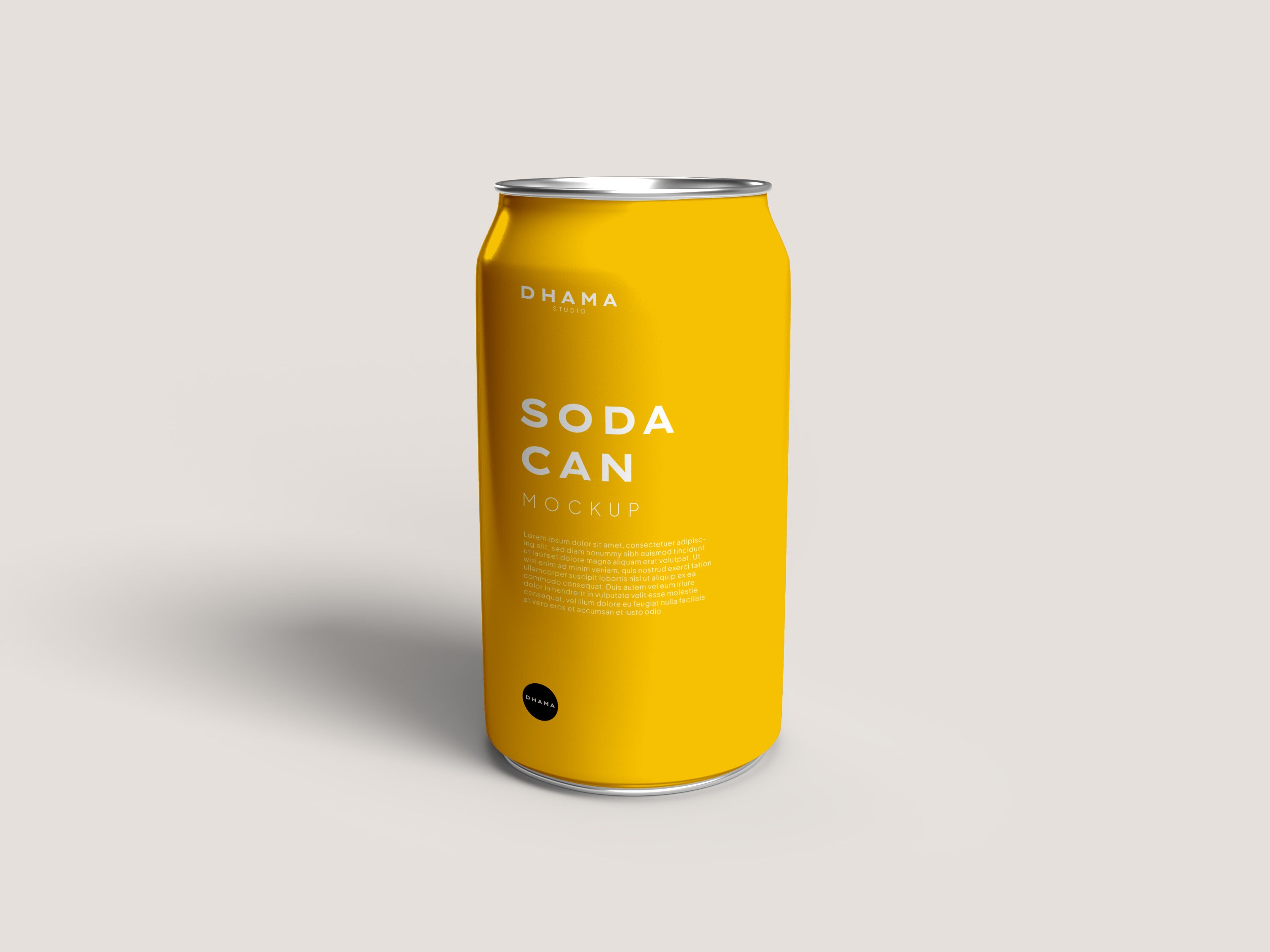 Soda Can Mock up Drink Packaging Can Mockup Minimal Mockup Easy ...