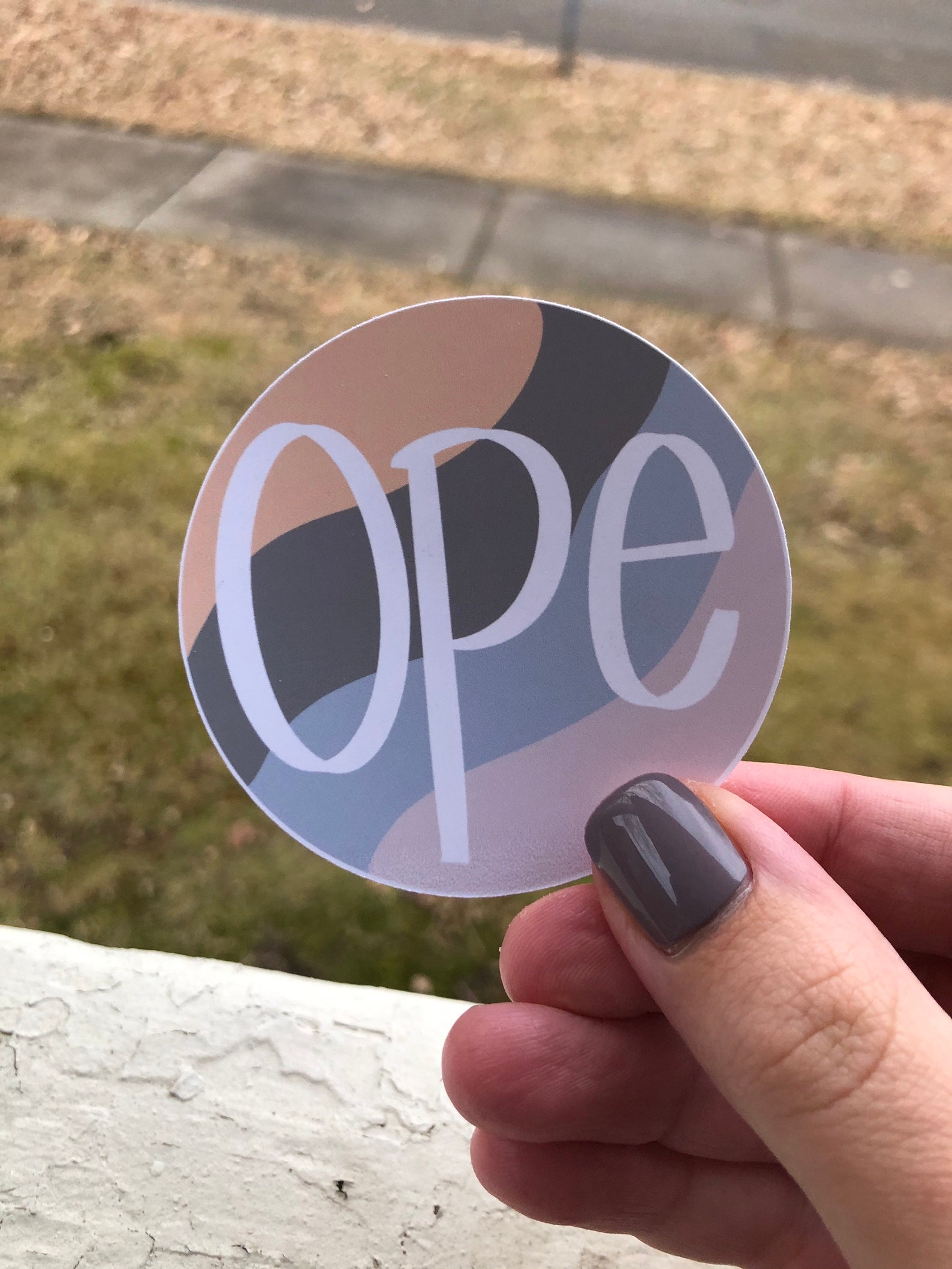 Ope Sticker/ Silly/ Midwest Decal/ Cute/ Pastel | Etsy