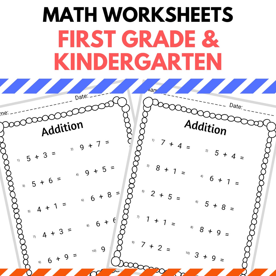 First Grade Math Worksheet,1st Grade Math Worksheet,grade 1 Addition ...