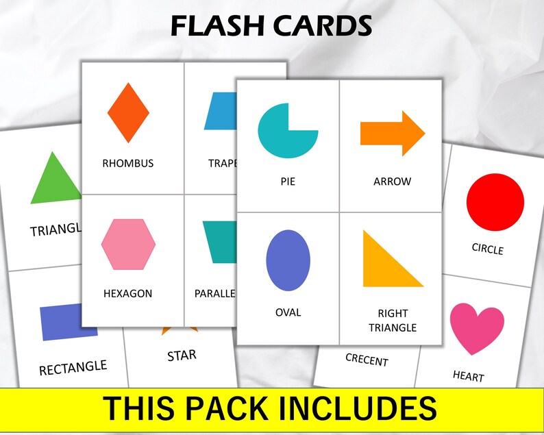 Shapes Worksheet,shapes Printable Package,color Matching Activity,sort ...