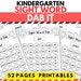 Counting Worksheet, Printable Kindergarten Math Workshee ,count Number ...