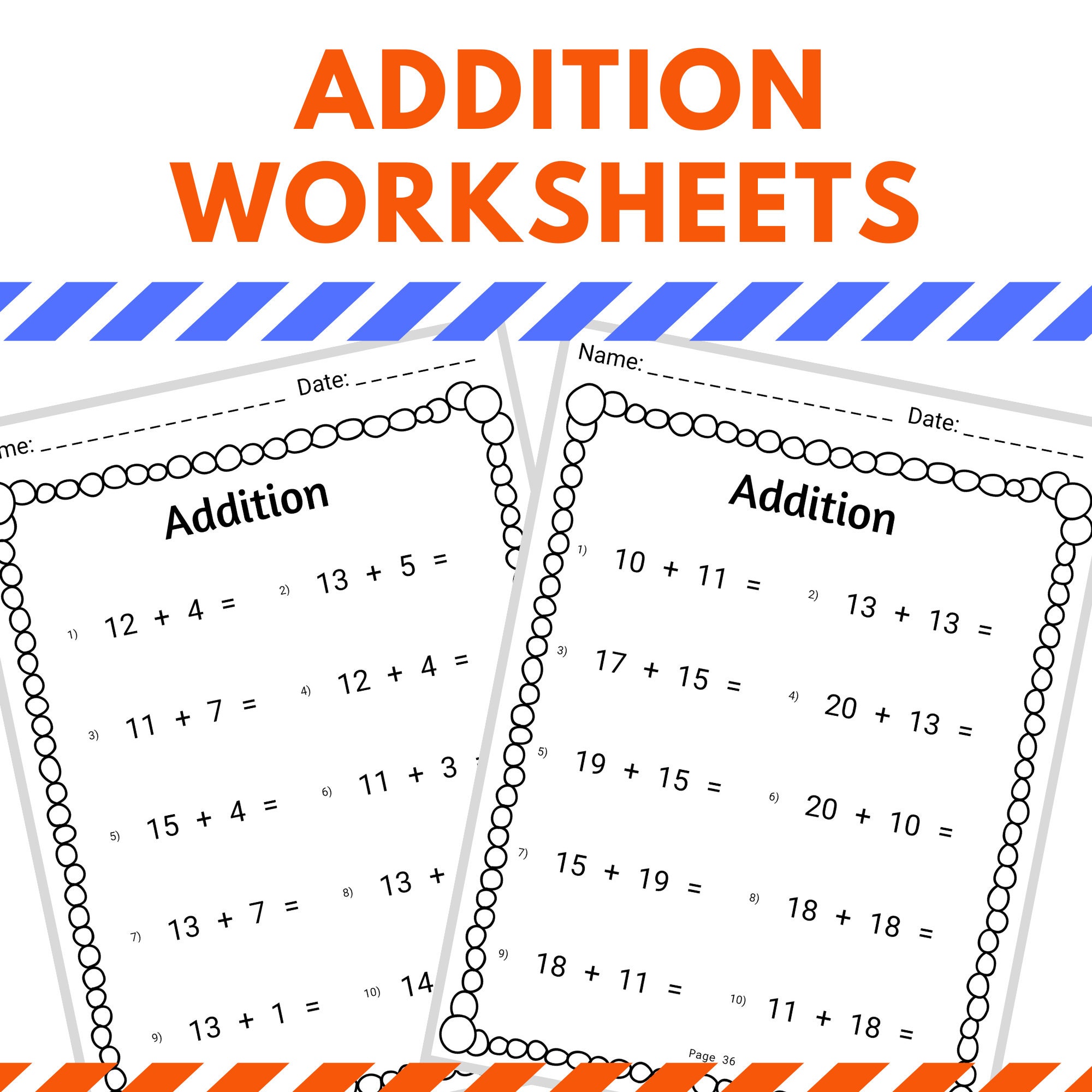 First Grade Math Worksheet,1st Grade Math Worksheet,grade 1 Addition ...