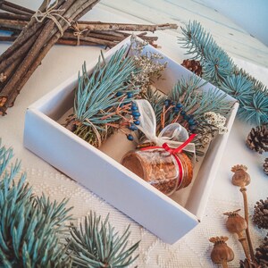 Yule Juniper & Blue Spruce Smudge Stick With Bundle - Small Bouquet ...