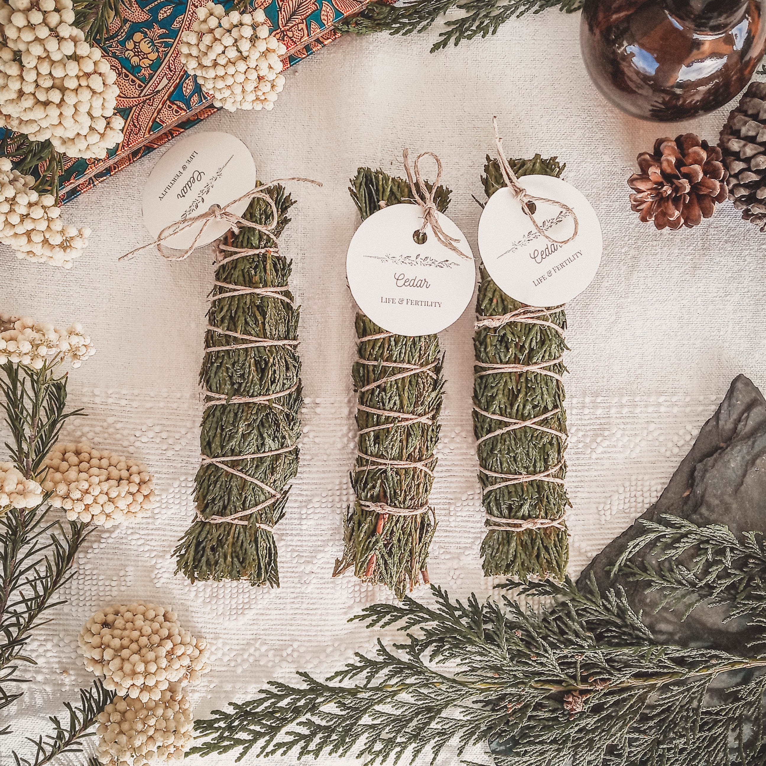 Cedar Smudge Sticks Herbs & Flowers Smudge Sticks - Etsy