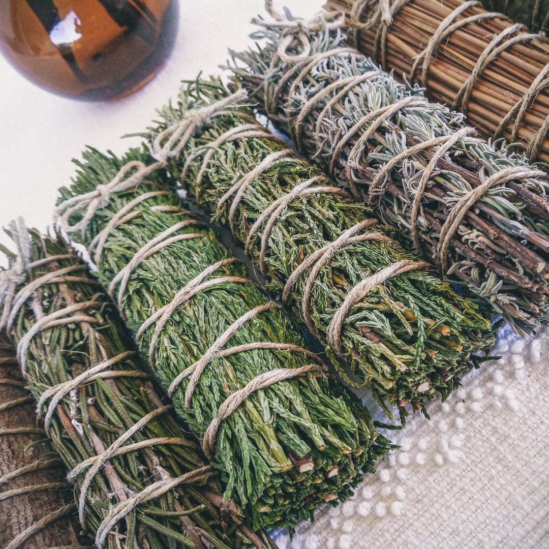 Personalized Herbal Smudge Sticks: Organically Grown Cleansing Herbs ...