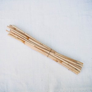 Bundle of Wild Cane Sticks, Dried Reed Stick, Dried Wooden Sticks ...