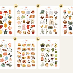 3 Matte Sticker Sheets, Sticker Pack, Sticker Bundle, Cute Stickers ...