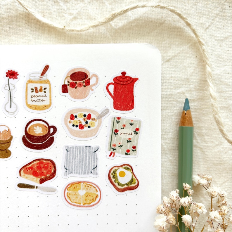 Good Morning - Stickers #53 | Cute Stickers, Planner Stickers, Bullet ...