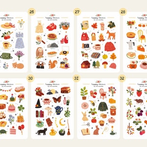 3 Matte Sticker Sheets, Sticker Pack, Sticker Bundle, Cute Stickers ...