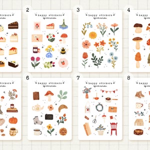 3 Matte Sticker Sheets, Sticker Pack, Sticker Bundle, Cute Stickers ...