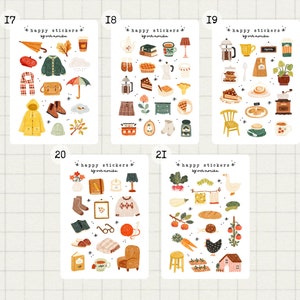 3 Matte Sticker Sheets Sticker Pack Sticker Bundle Cute - Etsy