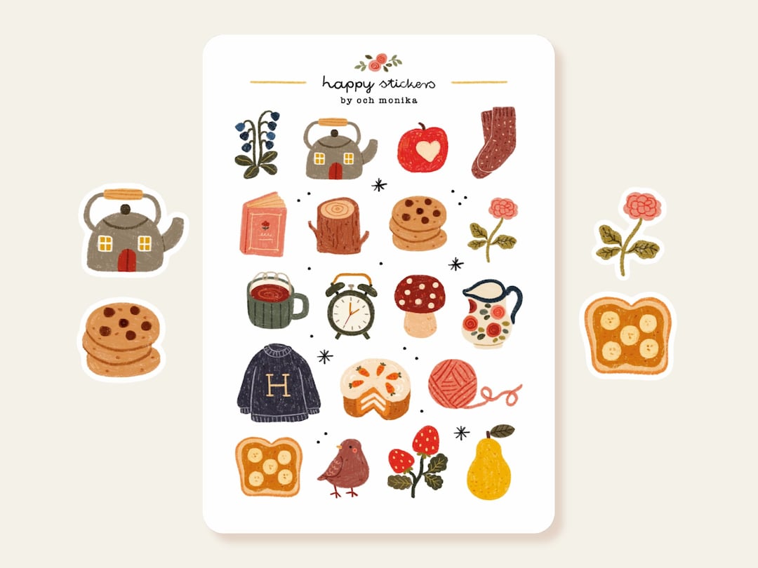 Comfort Things - Stickers | Scrapbooking Stickers, Cute Stickers ...