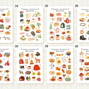 3 Matte Sticker Sheets, Sticker Pack, Sticker Bundle, Cute Stickers ...