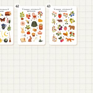 3 Matte Sticker Sheets, Sticker Pack, Sticker Bundle, Cute Stickers ...