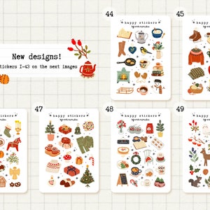 3 Matte Sticker Sheets, Sticker Pack, Sticker Bundle, Cute Stickers ...
