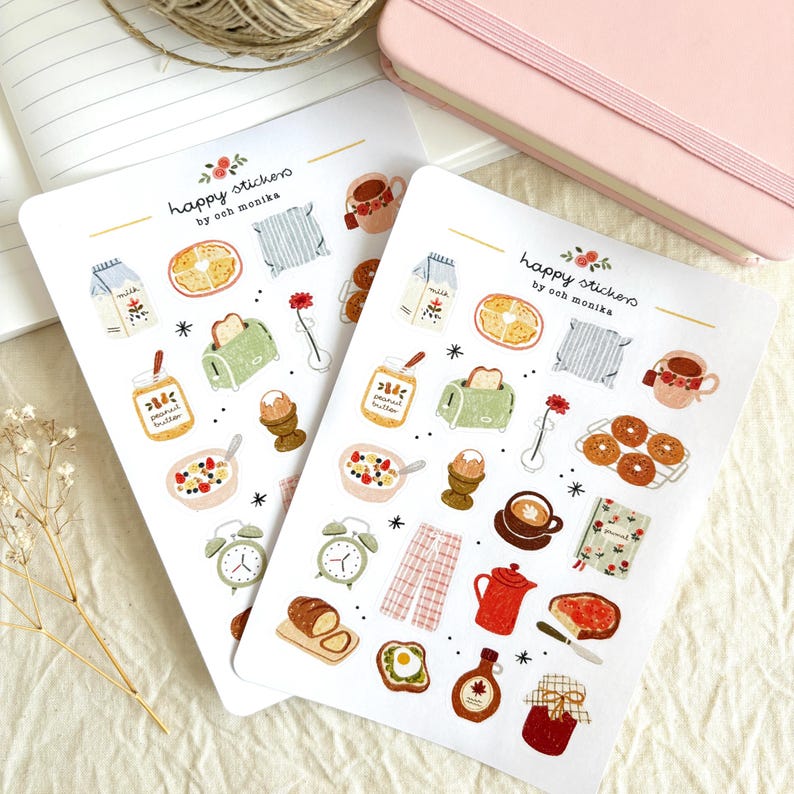 Good Morning - Stickers #53 | Cute Stickers, Planner Stickers, Bullet ...