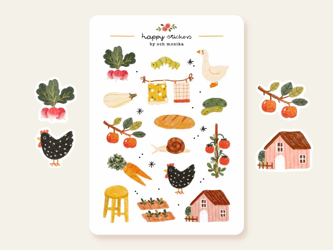 Countryside - Stickers | Cute Stickers, Planner Stickers, Bullet ...