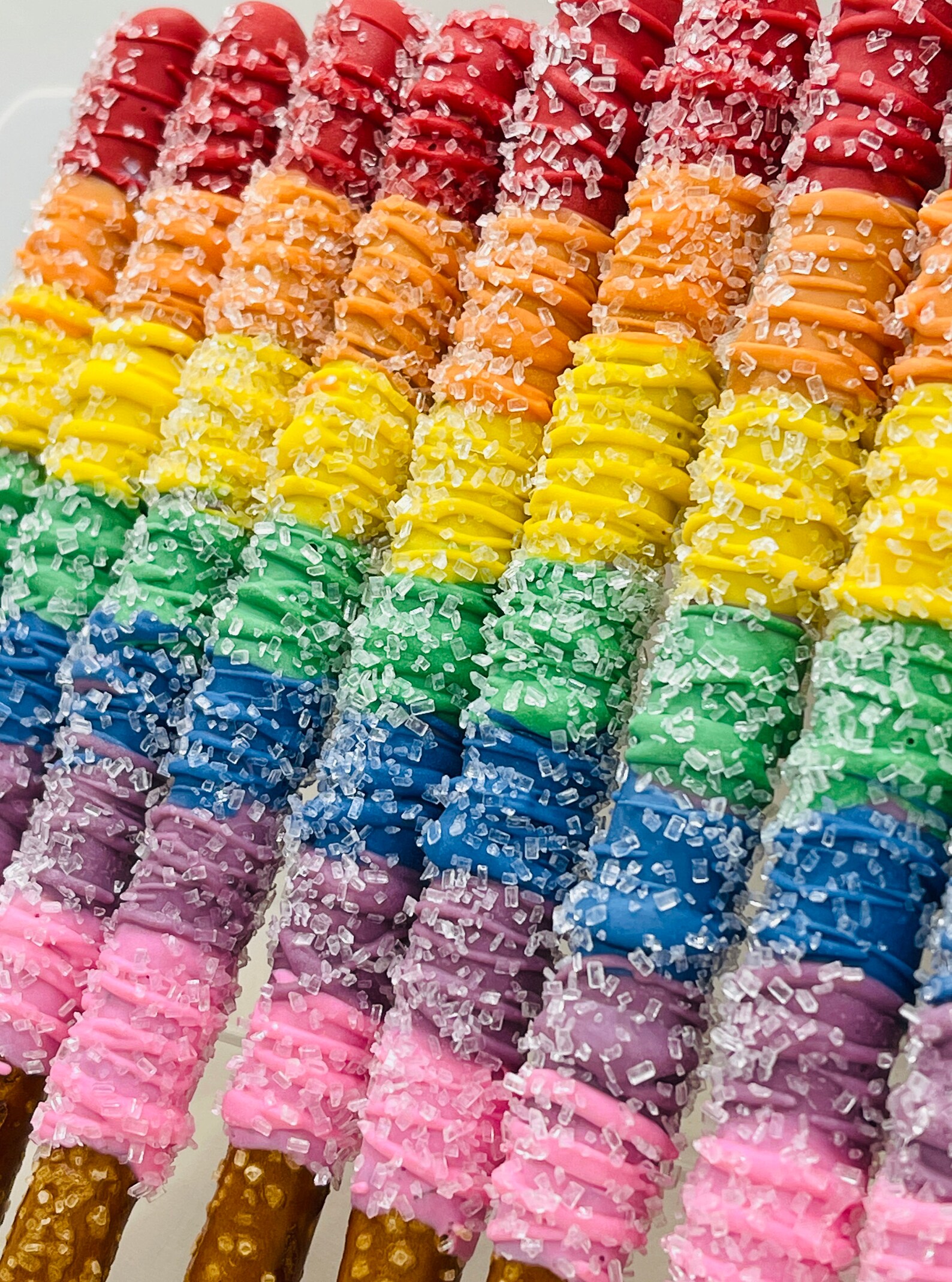 Pride Rainbow Party Favors Chocolate Covered Pretzels Gift - Etsy