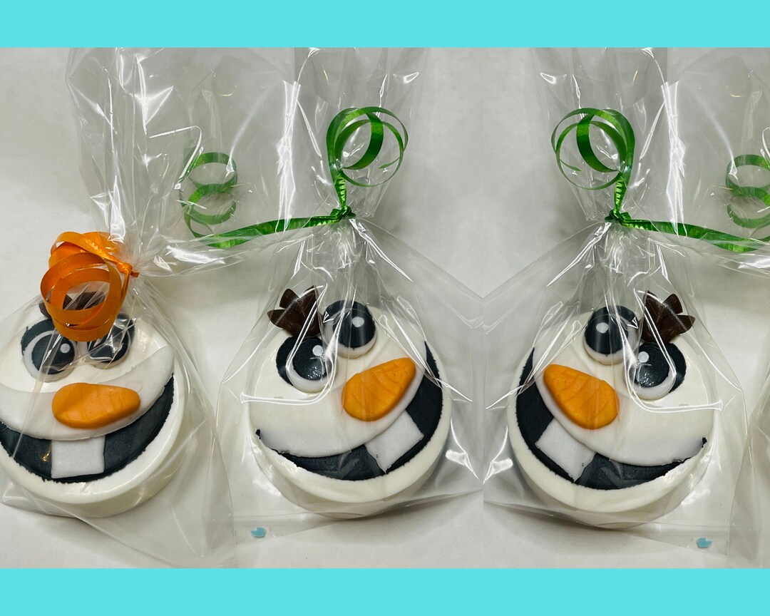 Snowman First Birthday Party Favors Oreo Cookies Toddler Kids Girl Boy ...
